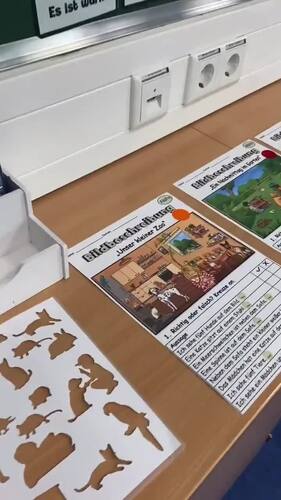 Bundle / Materialpaket | Haustiere / pets | German by Jenny Scheubner