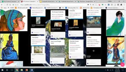 Cinderella Stories from around the World Project by Melissa Eaton