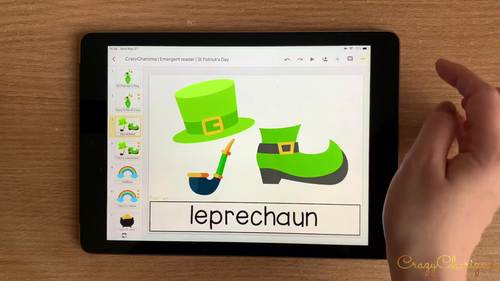 St Patricks Day Emergent Reader by CrazyCharizma | TPT