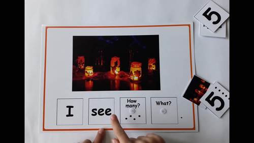 Halloween Speech Therapy Activity - Sentence Building Autism Special ...