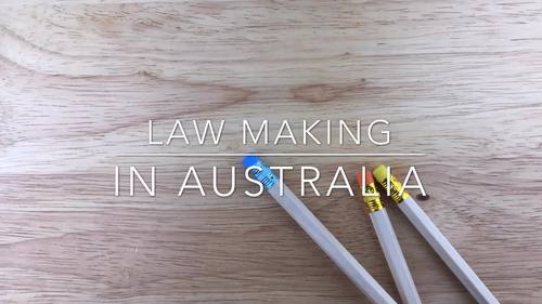 Law Making in Australia (Year 6 HASS) by Galarious Goods | TPT