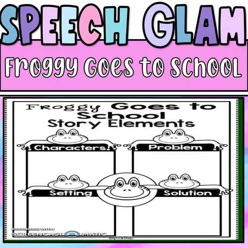 Froggy Goes to School Companion (Interactive PDF + Boom Cards) by ...