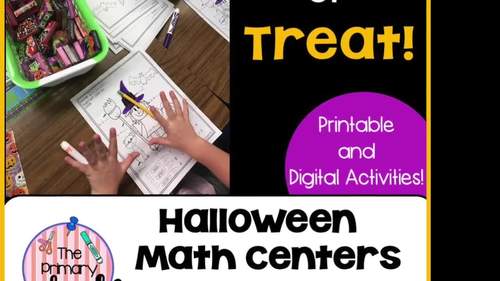 Halloween Math Activities for 3rd Grade by The Primary Purpose | TPT