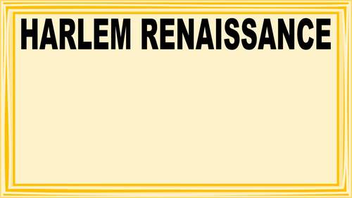 Countee Cullen "From the Dark Tower" Poetry Analysis Presentation