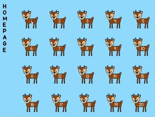 Ordering Teen Numbers Before After and Between Reindeer for Google ...