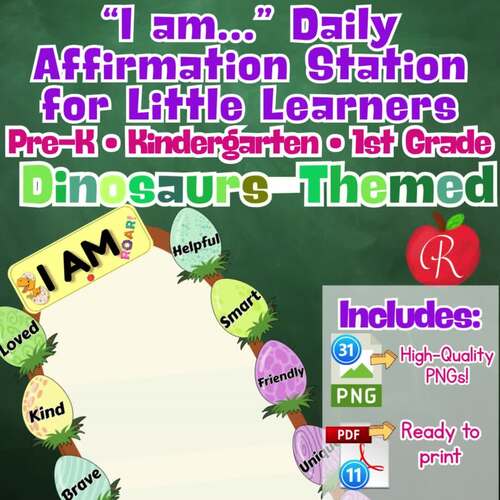 Affirmation Station – “I Am” Positive Words – Pre-K to 1st Grade SEL ...