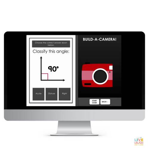 Classify and Measure Angles Self-Checking Game | TPT