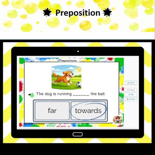 Prepositions Boom Cards™ Digital Activities - L.1.1.i by Limes and Lemons