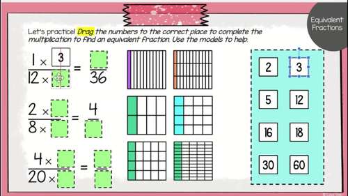 Fractions & Decimals Digital & Printable Math Lessons and Practice ...