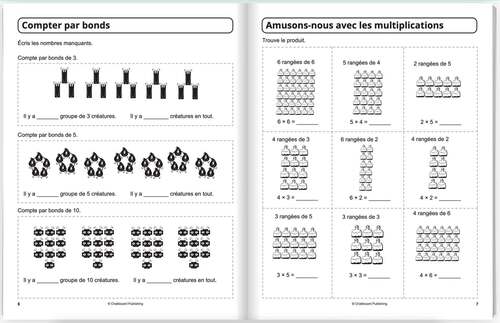 Canadian Skills Success Multiplication (French Version) | TPT