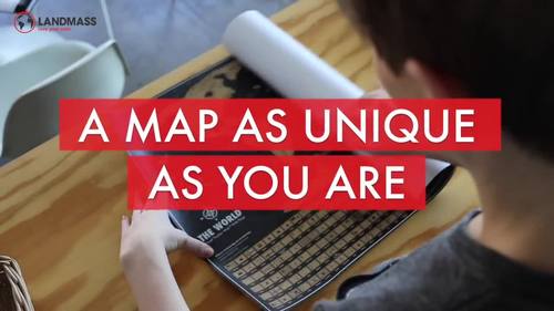 Introduction to Scratch Off Maps from Landmass by Landmass | TPT