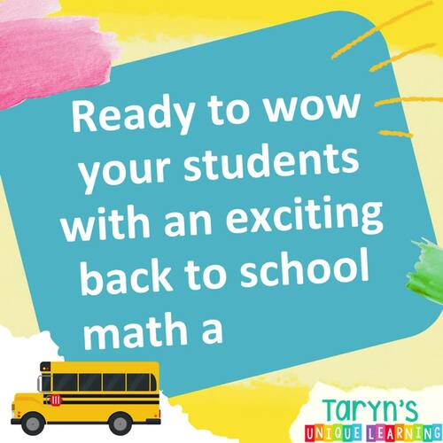 Counting Money School Bus Math Craftivity | Back to School Activities