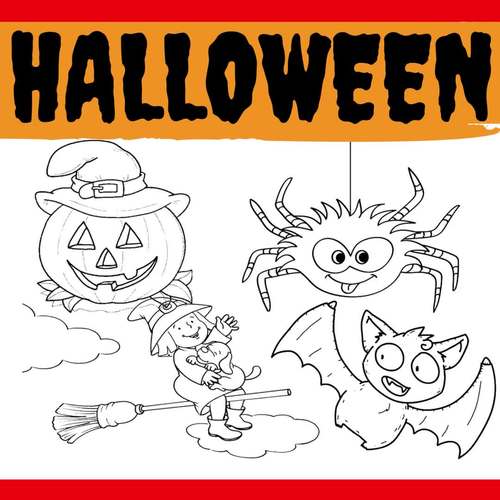 halloween Coloring Book A Collection of Coloring Pages for halloween ...