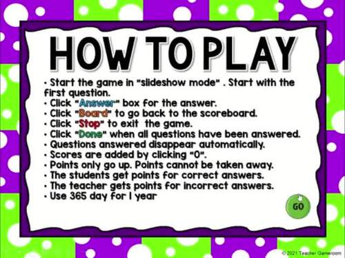 Converting Measurements of Time Teacher vs Student Game by Teacher Gameroom