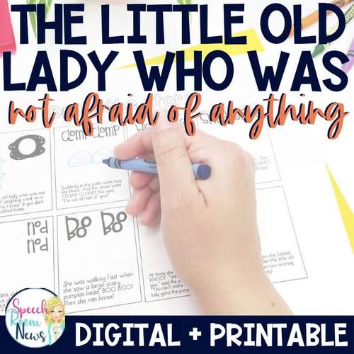 The Little Old Lady Who Was Not Afraid of Anything: Digital Book Companion