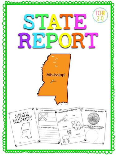 Mississippi State Research Report by TCHR Two Point 0 | TpT