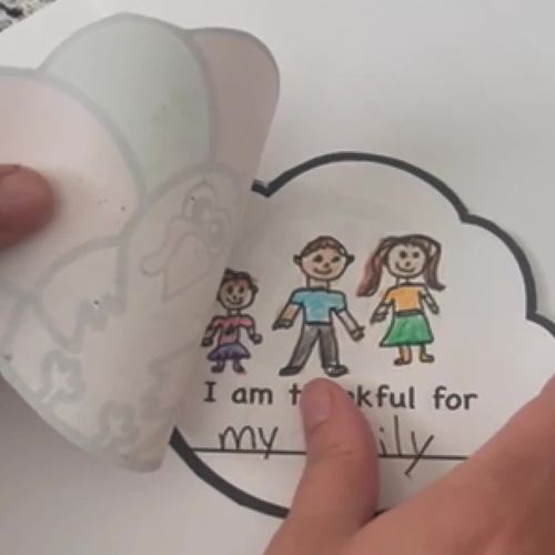 I Am Thankful For Flipbook | Thanksgiving Activities | Thanksgiving Craft