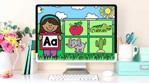 Phonemic Awareness Same Beginning Sounds Boom Cards™️ Preschool ...