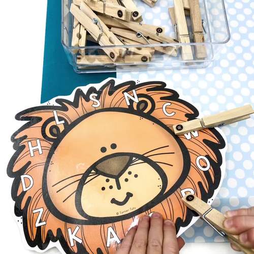 Lion Letter Matching Activity - Zoo Animal Literacy Center for Learning ...
