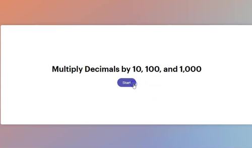 Multiplying Decimals by 10, 100, 1000 Color by Number Worksheet and ...