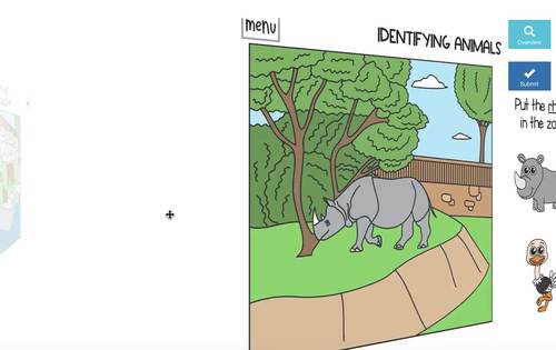 Animals Boom Cards™ | Zoo Animals Basic Concepts & Language by Speech ...