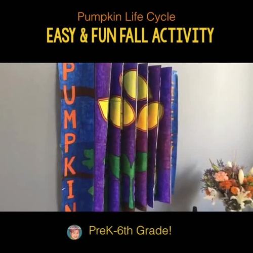 Pumpkin Life Cycle 3D Agamograph Collaboration Poster | Fun Printable ...