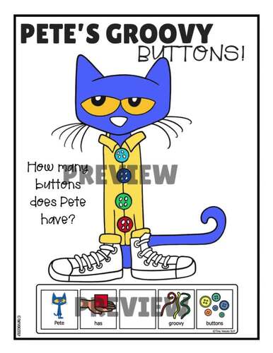 Pete the Cat and His Four Groovy Buttons Activity I Book Companion I ...