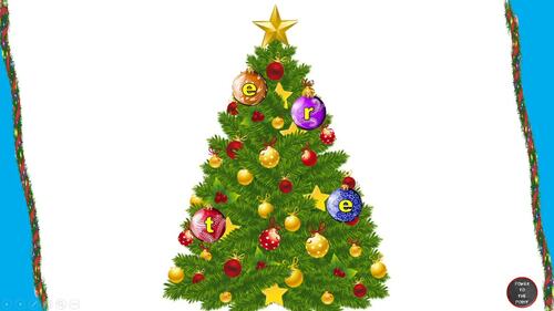 Christmas Tree | Vocabulary Scramble by Power to the Point | TPT