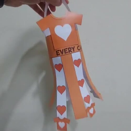 Orange Shirt Day Craft Windsock/Every Child Matters Activities Coloring ...