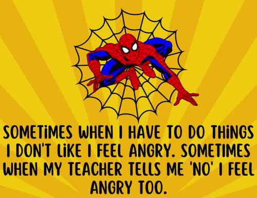 Editable Social Story No Hitting Bundle: Superhero Social Skills Bundle