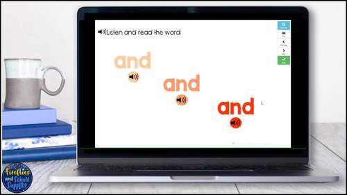 Sight Word of the Week "and" - BOOM Cards™ - Distance Learning | TPT