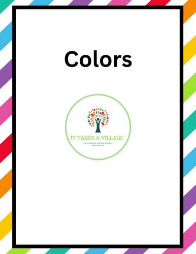 Colors-identify and label color by It Takes a Village - Educational ...