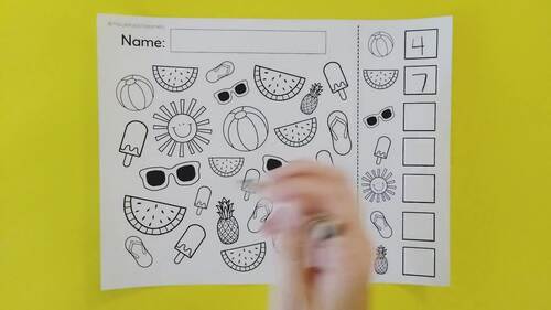 HOLIDAY Seek and Find Activity BUNDLE + Counting and Number Writing