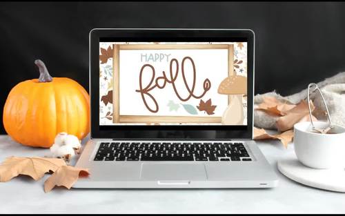 Daily | Fall | PowerPoint | Google | Slides | Slideshow Template | Editable