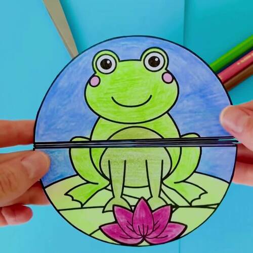 Life cycle of a frog foldable sequencing activity cut and paste science ...