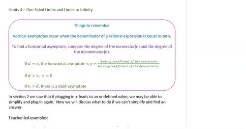 Limits 4 - One Sided Limits (lesson video) by Mathematics Made Easy
