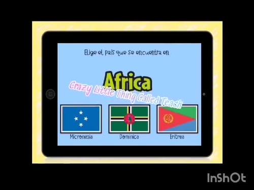 PAÍSES DE ÁFRICA. DISTANCE LEARNING by Crazy Little Thing Called Teach