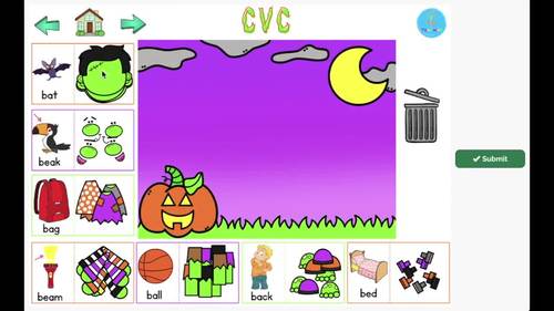 Apraxia GAME - Build a Frankenstein - Speech Therapy - Halloween