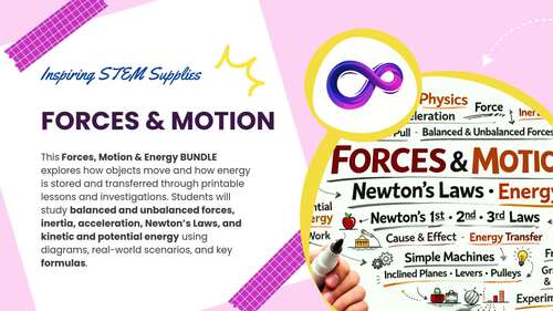 Forces & Motion STEM Projects | Newton’s Laws, Forces, & Energy Systems ...