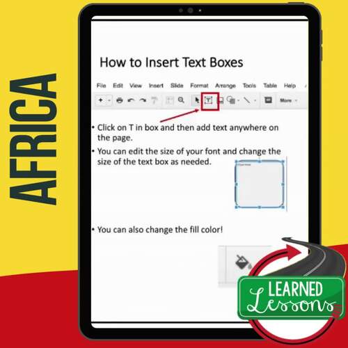 Sub Saharan Africa Activities Choice Board, Digital Distance Learning ...