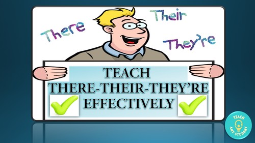 Teach There-Their-They're Effectively by TEACH ANY STUDENT | TPT