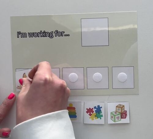 toys token board, token board, token boards, girl token board, aba therapy