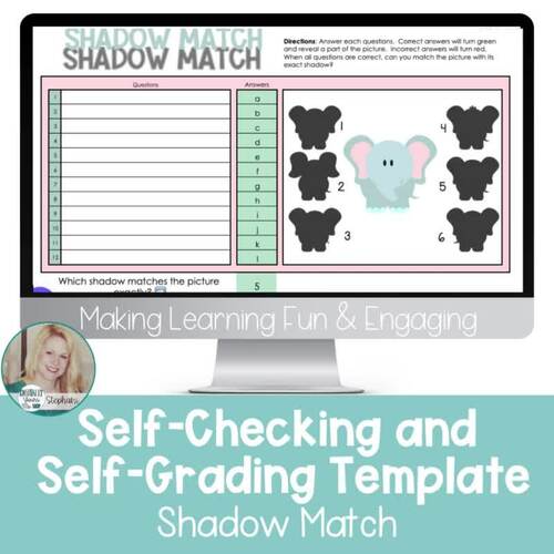 Editable Self-Checking Template Digital Resource Activity - Commercial ...