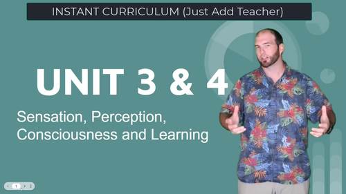 AP Psychology - Unit 3&4 - Sensation, Perception, Sleep, Learning ...