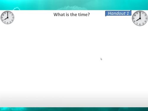 What Time is It? Complete ESL Beginner Lesson for Telling the Time (A1 ...