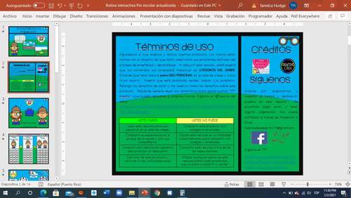 Interactive Pre-School Routine with Non-Editable Power Point Animations ...