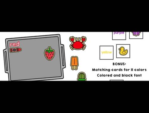 Color Cookies Sorting Matching Mats by Beaded Ink | TPT