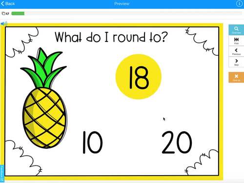 Rounding Numbers Boom Cards by Miss Johnson Teaches | TPT