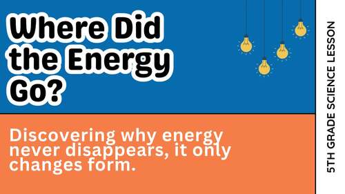 5th Grade Science Lesson Conservation of Energy | Law of Conservation ...