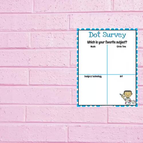 Back to School Get to Know You Dot Sticker Survey by Metacognitive Teacher